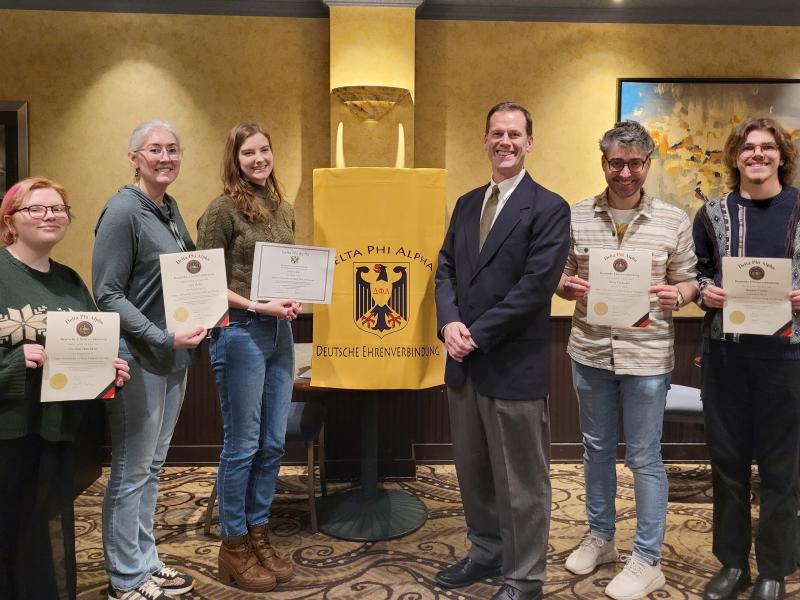 Four inducted into German honor society | SUNY Oswego news + events