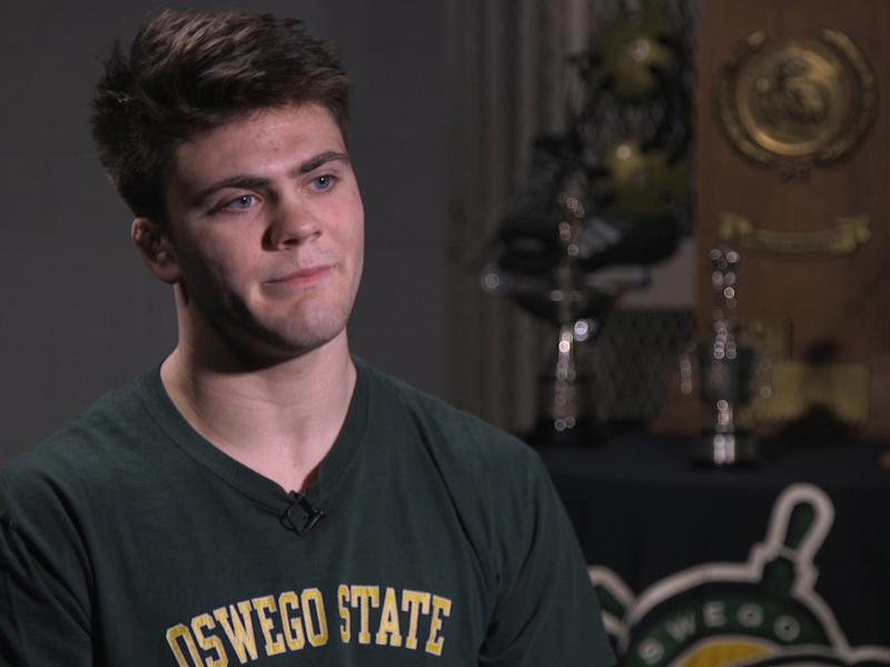 Freshman wrestler Jordan Bushey earns All-American honor | SUNY Oswego ...